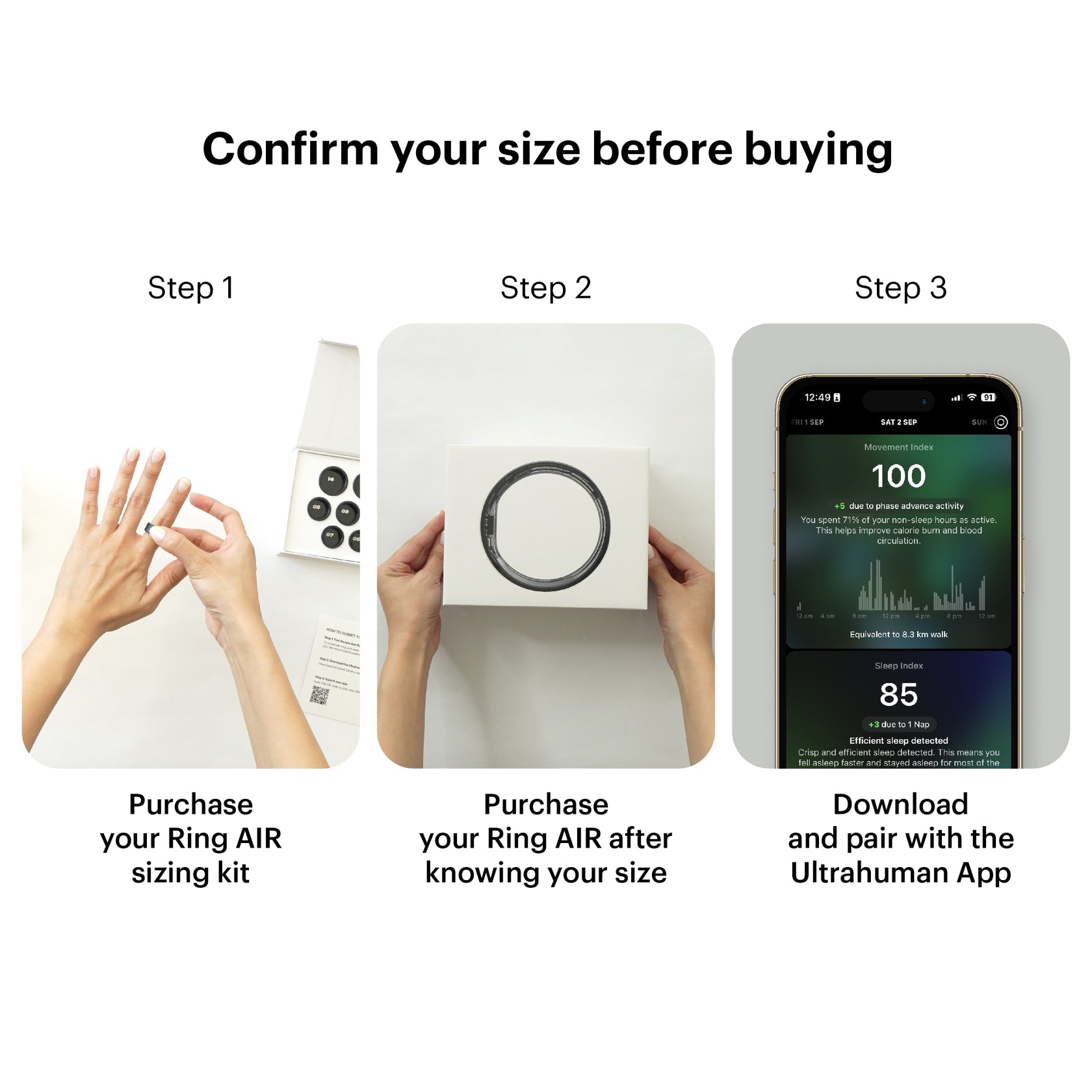 Ultrahuman Ring AIR - Smart Ring - Health Tracker – Wearables